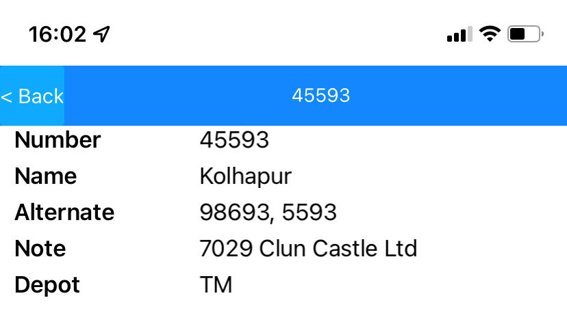 Alternate Numbers - SpotLog