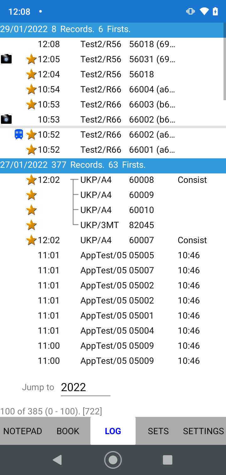 Rebuilt Locos - SpotLog