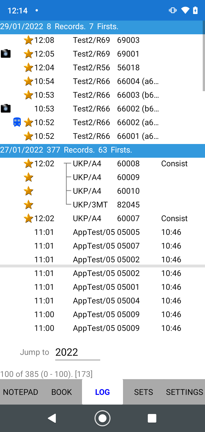 Rebuilt Locos - SpotLog