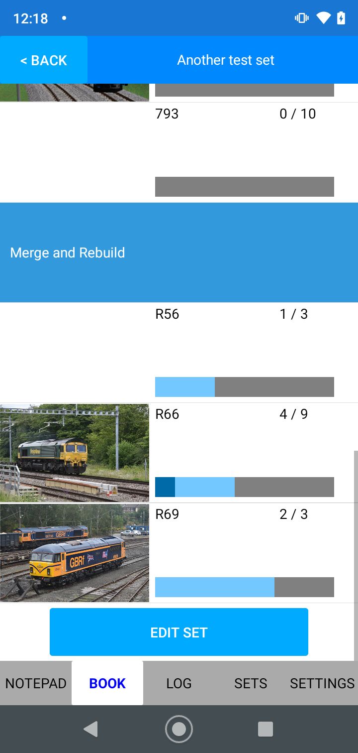 Rebuilt Locos - SpotLog